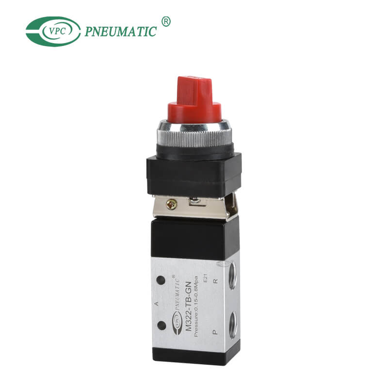 M322 Series Mechanical Valve, 2 Position 3 Port, Selector Button - Buy pneumatic mechanical ...