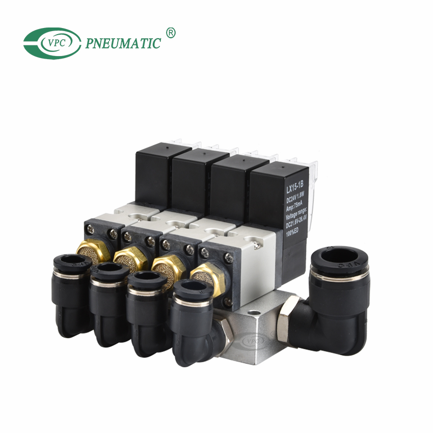 3G Series 3 Way Solenoid Valve Manifold - Buy pneumatic valve manifold ...
