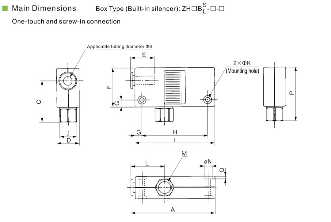 ZH Series Box Type Vacuum Generator - Buy Vacuum Ejector Generator ...